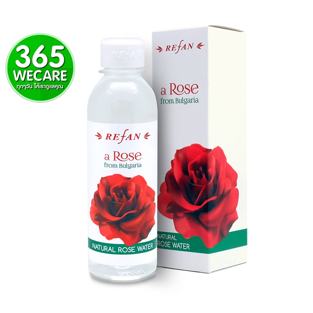 Refan Natural Rose Water 250ml. ปรับสภาพผิว บำรุงผิวหน้า 365wecare ...