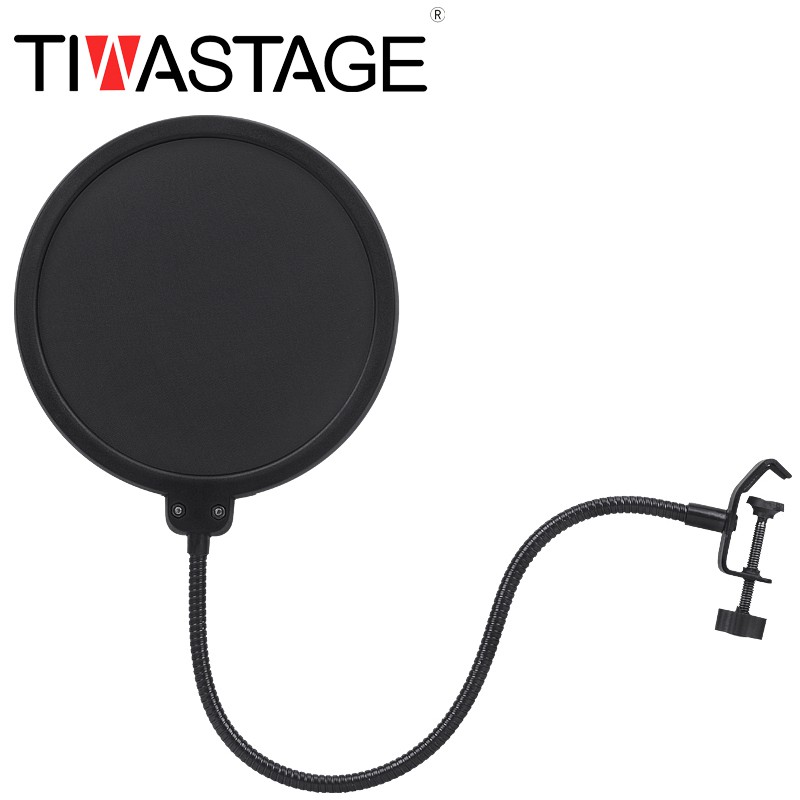 กันลมและละอองน้ำลาย Microphone Flexible WindScreen Mask Mic Pop Filter ...