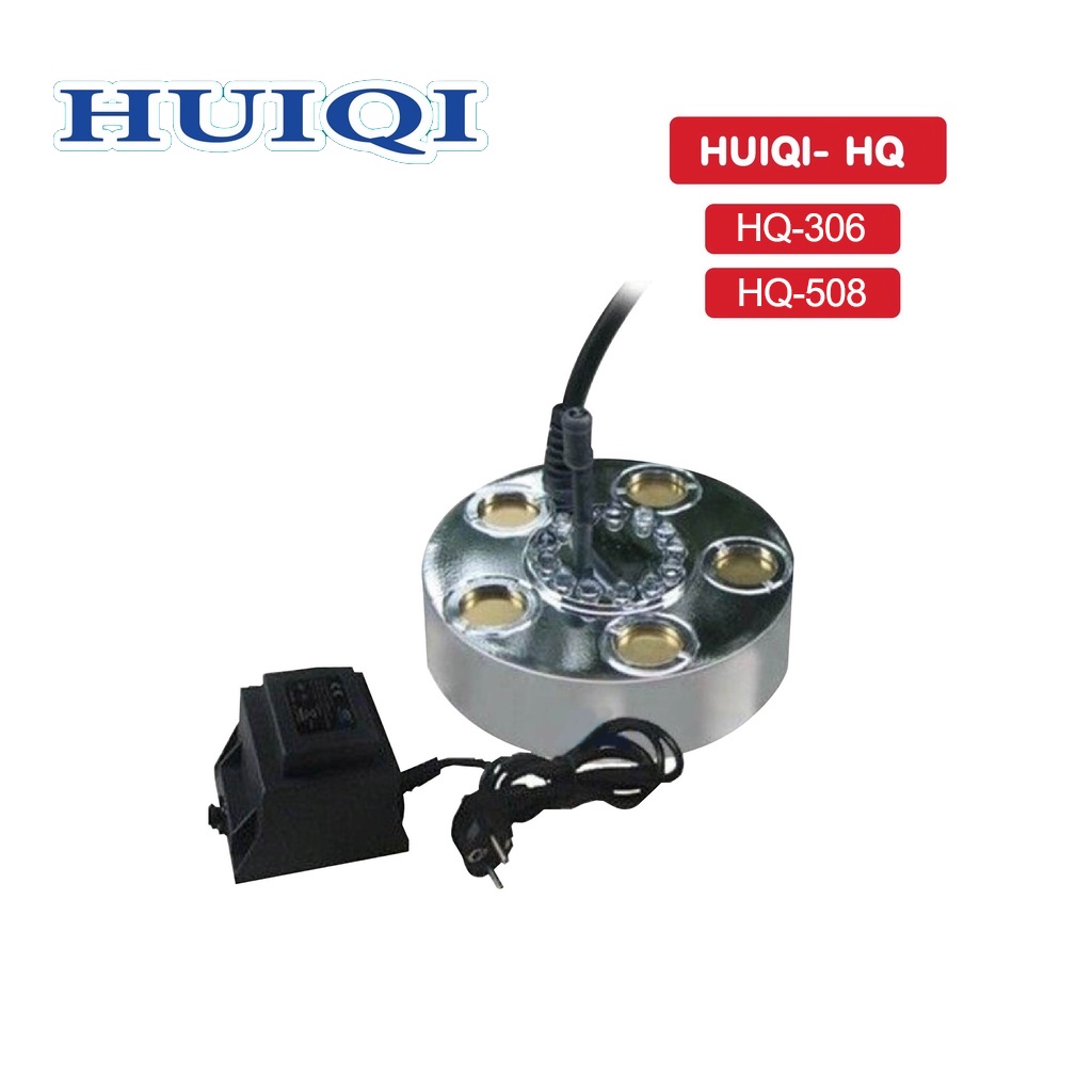 เครื่องสร้างควัน HUIQI HQ-306 HQ-508 เครื่องสร้างควันเทียม ควันบ่อปลาตู้ปลา พร้อมแสงสี่รุ้ง ...