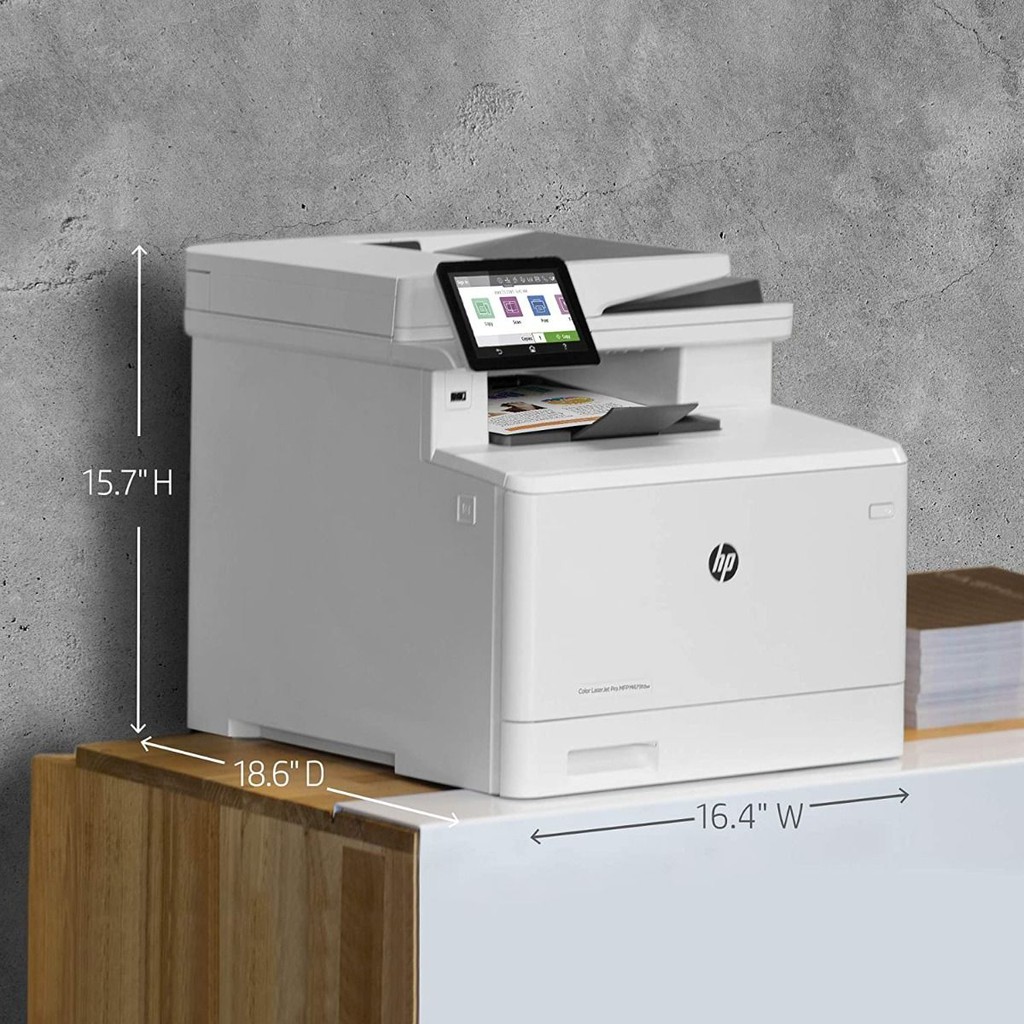 เครื่องปริ้น Printer HP Color LaserJet Pro MFP M479fdw (W1A80A) Wi-Fi ...