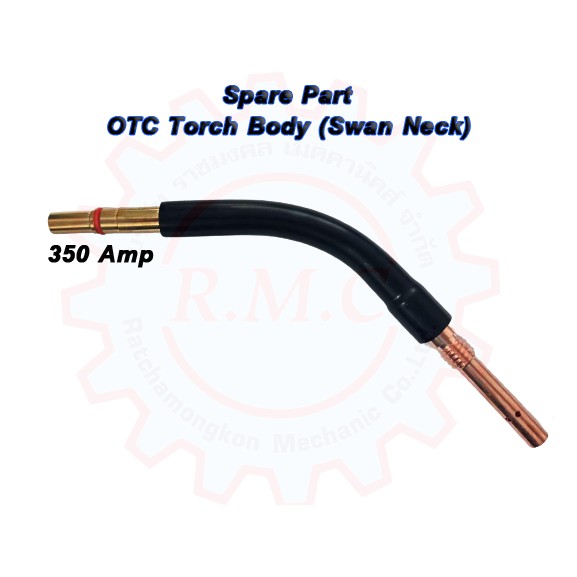 OTC TORCH BODY Swan neck อะไหล่ปืนเชื่อม MIG CO2 350A และ 500A + Tip ...