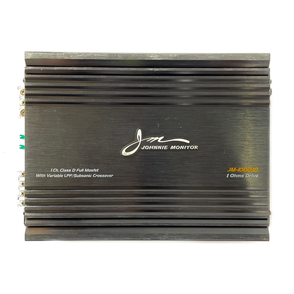เพาเวอร์แอมป์ติดรถยนต์แรงๆ JOHNNIE MONITOR รุ่น JM-1000.1D CLASS D ...