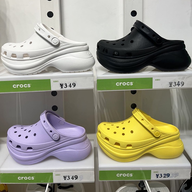 croc แท้ รองเท้าแตะ Croc Classic Bae Clog ขนาด 6 ซม. สําหรับผู้หญิง ...