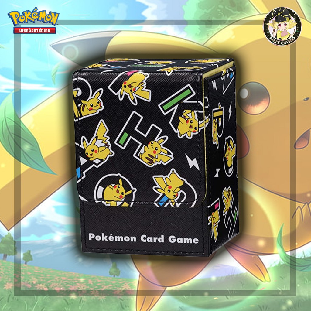 [Pokemon] Pokemon card game Deck case PIKAPIKACHU BK | Shopee Thailand