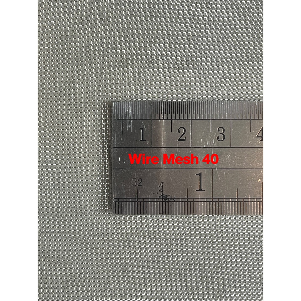 (40 Mesh - 450 Micron) แผ่นกรองสแตนเลส 304 ตะแกรงกรอง Stainless Wire ...