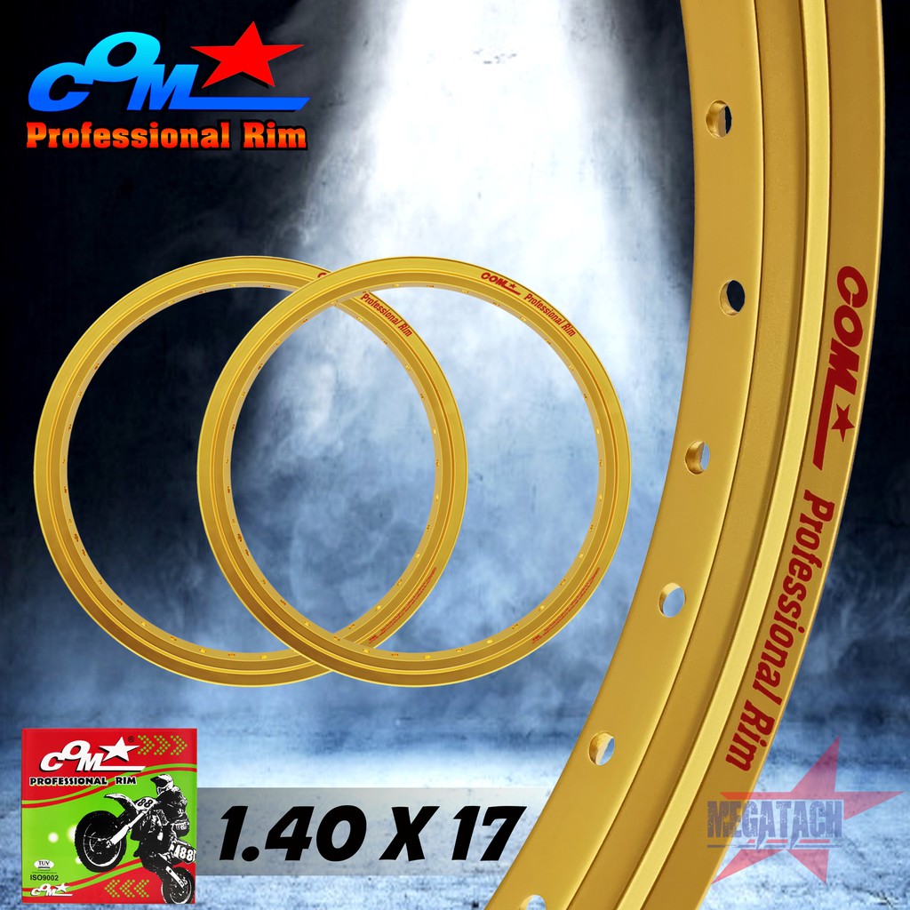 ล้อ COM AKRONT 1.40 X 17 จำนวน 2 วง ล้อคอม อาก้อน ขนาด 1.40 ขอบ 17 ของแท้ การันตีของแท้ 100% ...