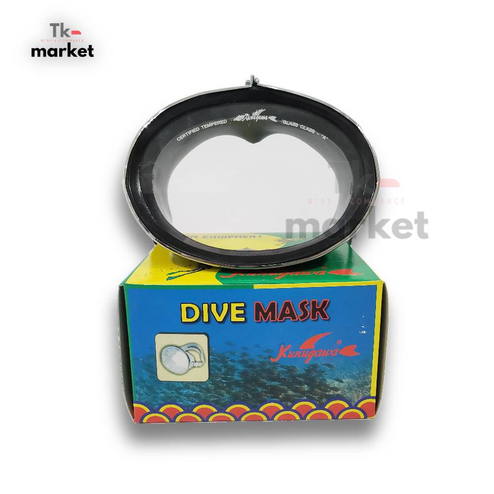 หน้ากากดำน้ำ ยิงปลา DIVE MASK Kunugawa รุ่น 390 สีดำ | Shopee Thailand
