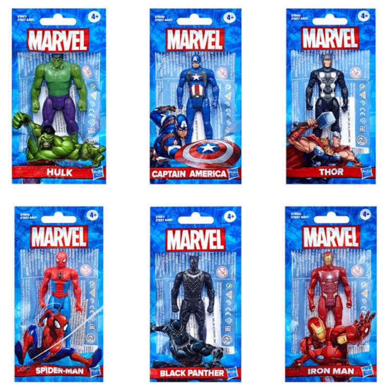 Marvel 3.75 Inch Value Figure Assortment Hulk, Captain America, Thor ...
