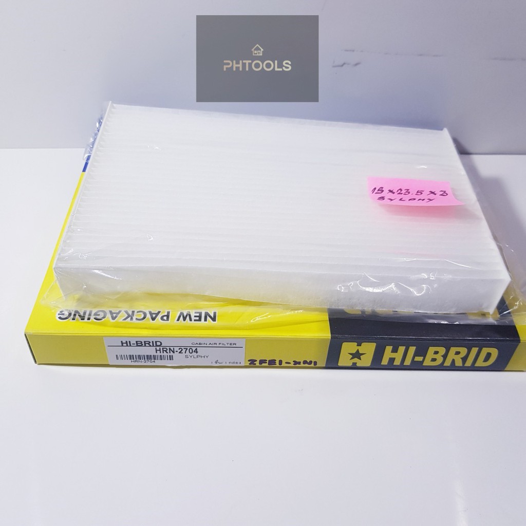 กรองแอร์Nissan Sylphyยี่ห้อH i-Brid รหัสHRN-2704 | Shopee Thailand