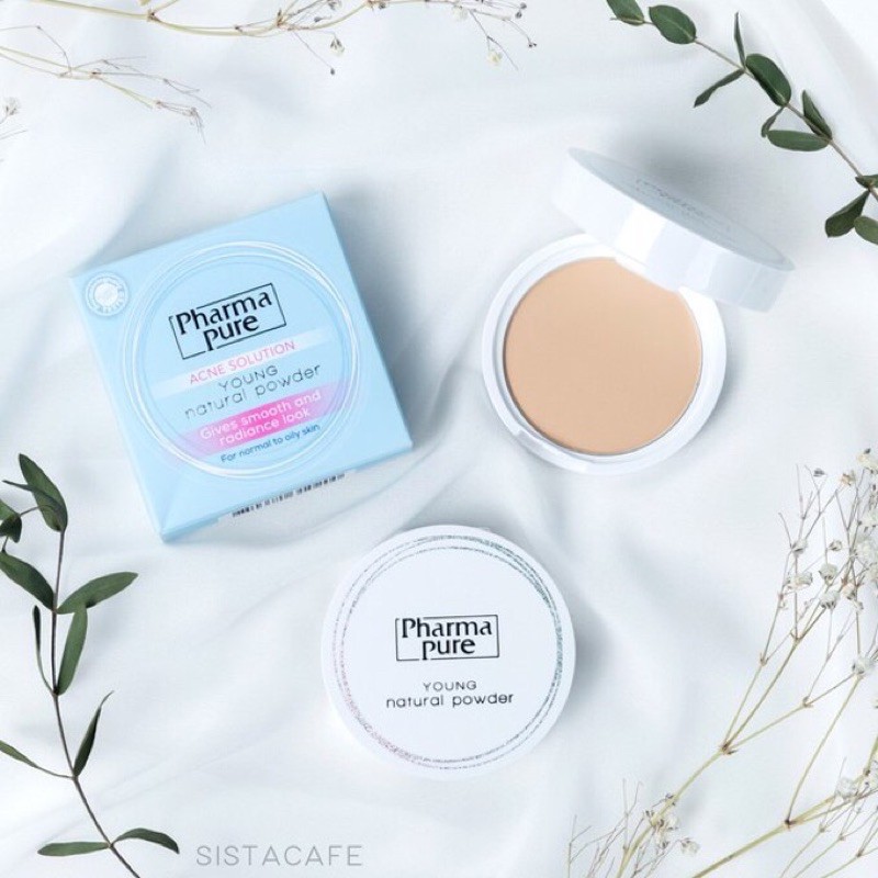 PharmaPure Young Natural Powder SPF15 | Shopee Thailand