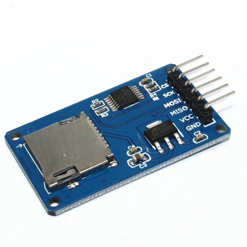 Micro SD Card Mini TF Card Reader Module SPI interfaces with level ...