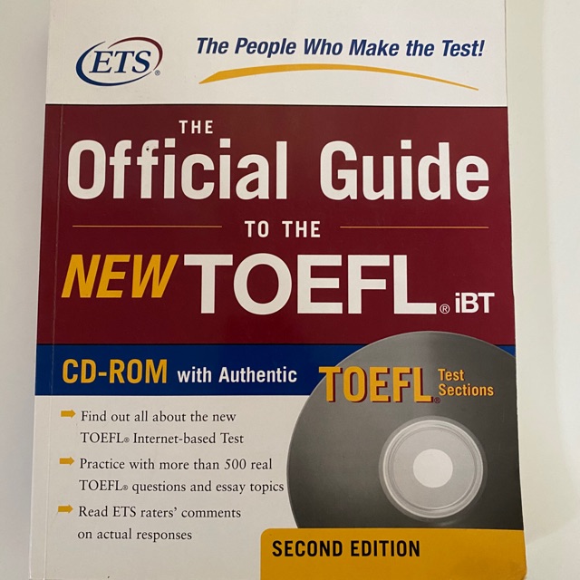 The Official Guide to the New TOEFL (Second Edition) +CD-ROM #เตรียมสอบTOEFL | Shopee Thailand