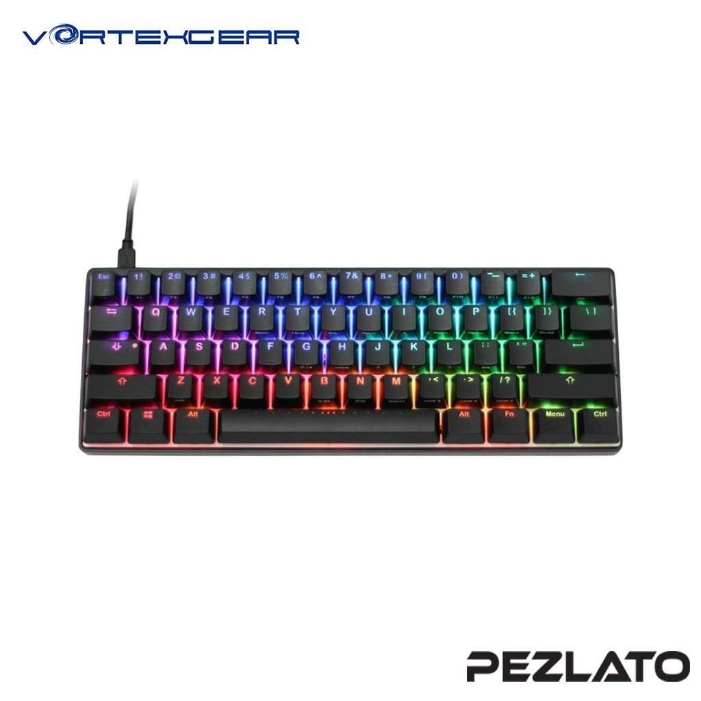 Vortexgear Pok3R RGB Mechanical Cherry MX Gaming Keyboard | Shopee Thailand