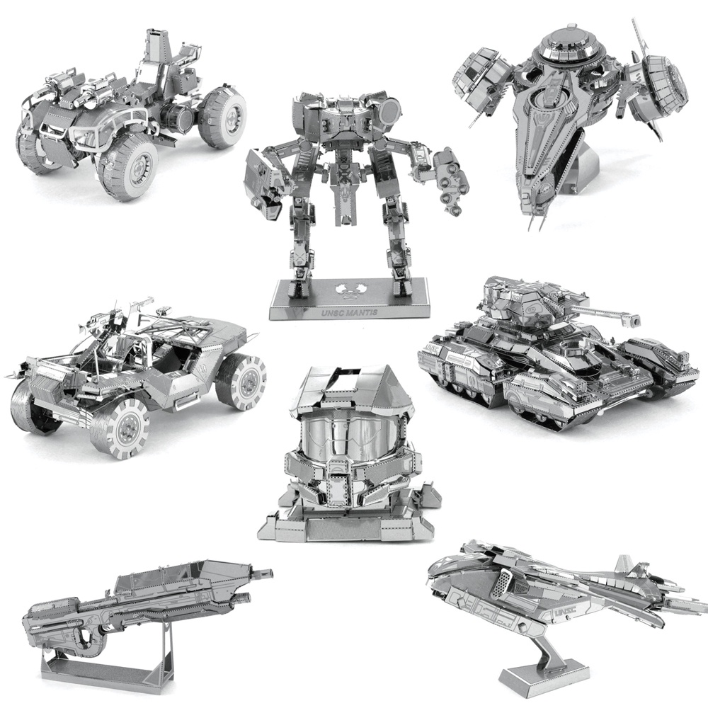 3D METAL MODEL KIT โมเดล3D Metal โมเดล HALO | Shopee Thailand