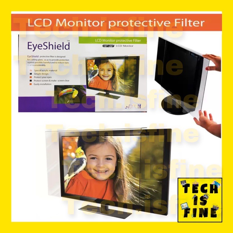 STORM EyeShield LCD Monitor Protection แผ่นกรองแสง 19"- 20" นิ้ว และ ...