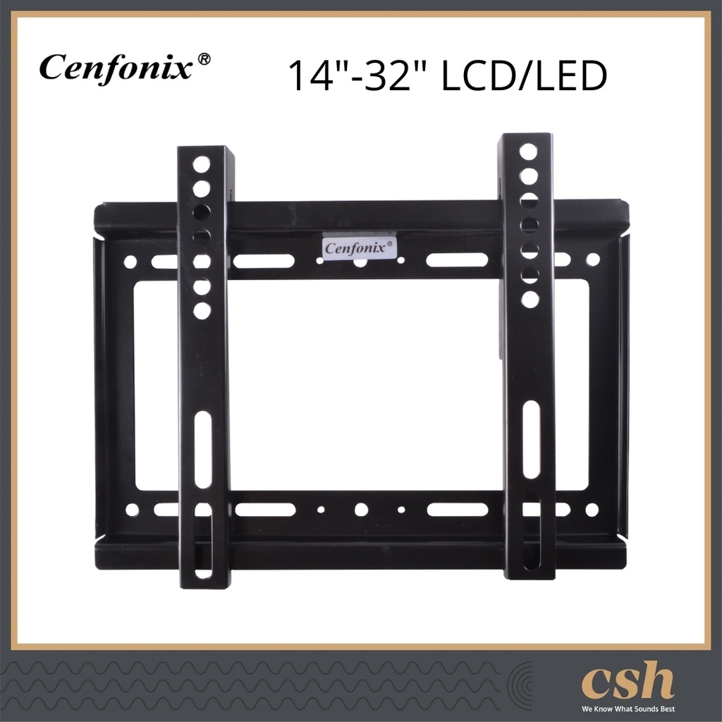 Cenfonix B1432F 14 นิ้ว - 32 นิ้ว TV LED / LCD Fix Wall Bracket Breket ...