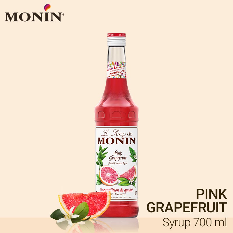 MONIN Pink Grapefruit Syrup 700ml น้ำเชื่อมกลิ่นพิ้งเกรปฟรุต 700 ...