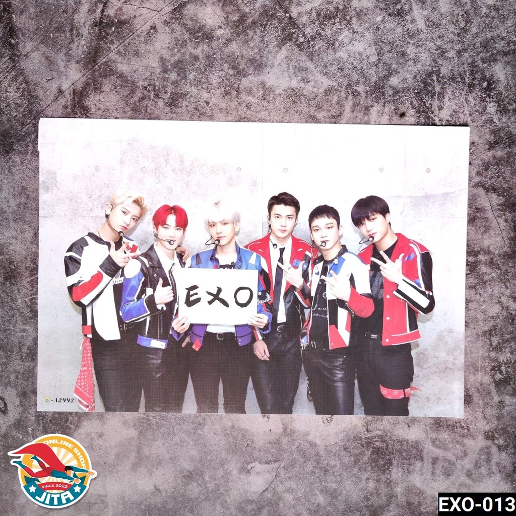 Poster A3 โปสเตอร์ EXO เอ็กโซ ขนาด A3 (ใหญ่กว่า A4) 42x29 cm | Shopee Thailand