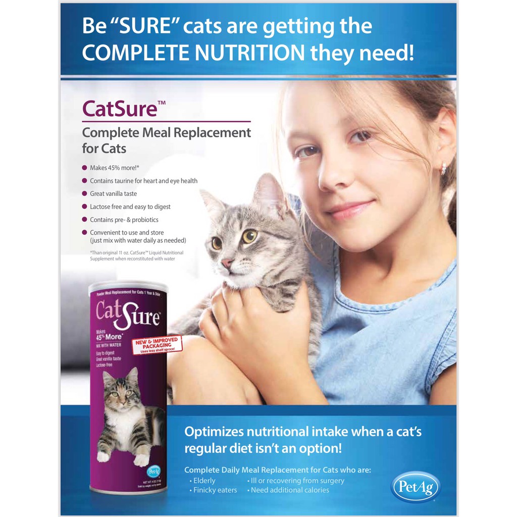 อาหารเหลวชนิดน้ำ Cat Sure (รุ่นใหม่แบบผงสำหรับชง) | Shopee Thailand