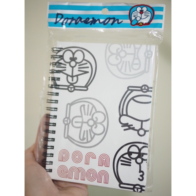 (NEW) Doraemon Notebook สมุดโน๊ตลายโดราเอมอน ด้านในเป็นกระดาษขาว มีเส้น ...