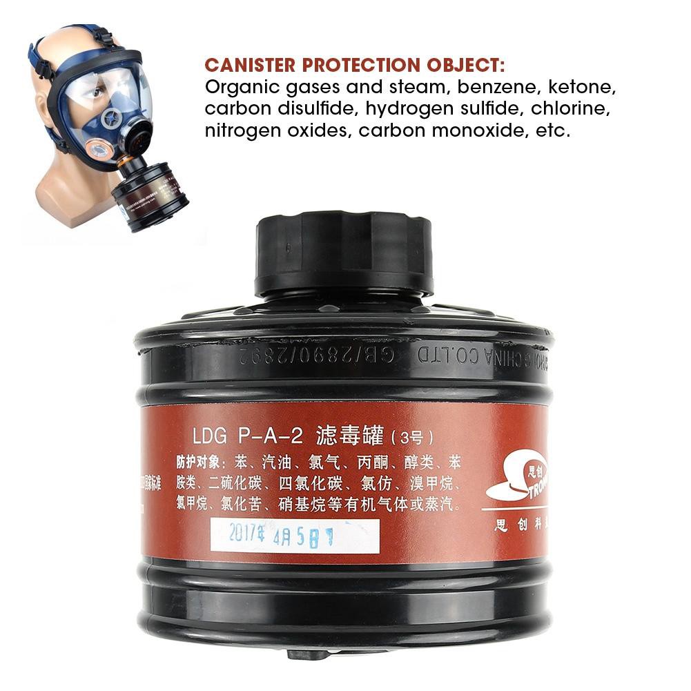 ABS Mask Filter 40mm Respirator Canister Practical Replacement ...