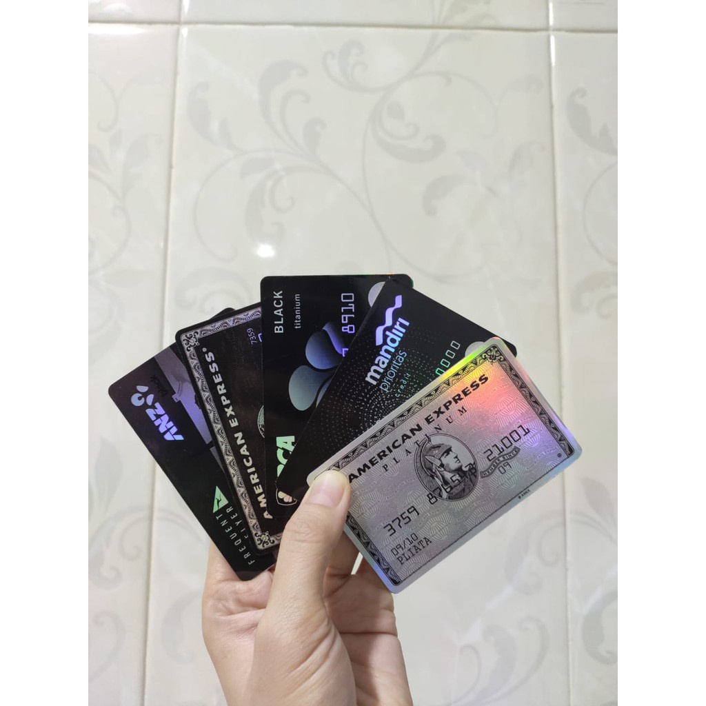 [PREMIUM] PLATINUM CARD DEBIT/CREDIT ATM STICKER ชิป/ไม่มีชิป (CUSTOM ...