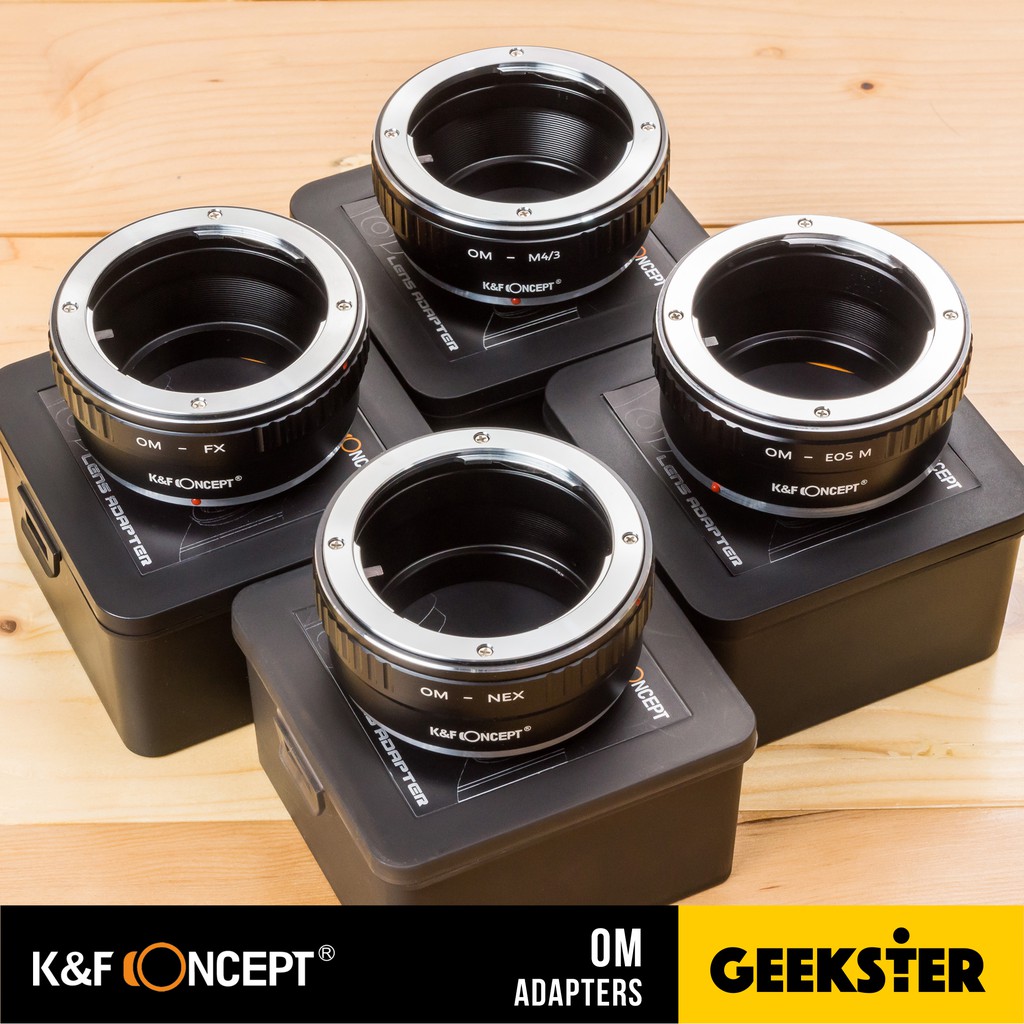 K&F เมาท์แปลง OM Oympus Lens Adapter ( OM-FX / OM-NEX / OM-m43 , m4/3 ...