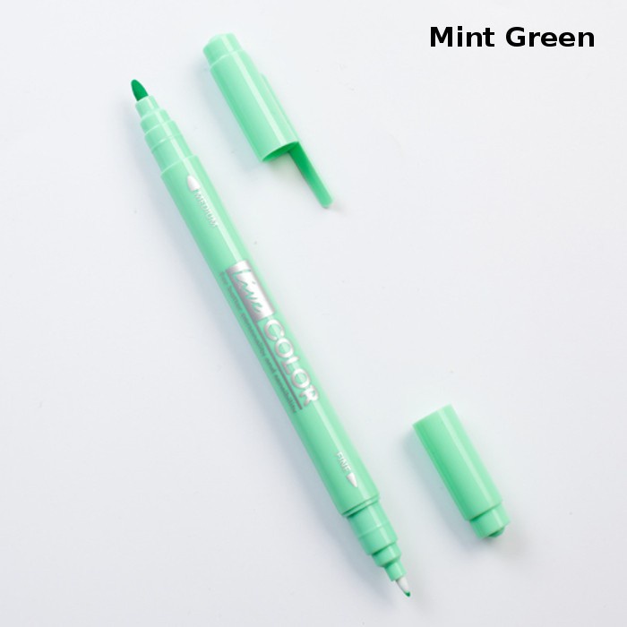 [Part 1] ปากกามาร์กเกอร์ Monami Live Color Twin Liner Water-based ...