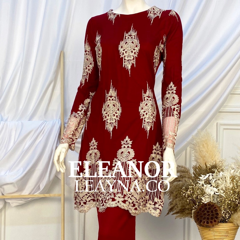 [LEAYNA.CO] [ELEANOR] Baju Kurung Modern Marriage/Engagement | Shopee ...