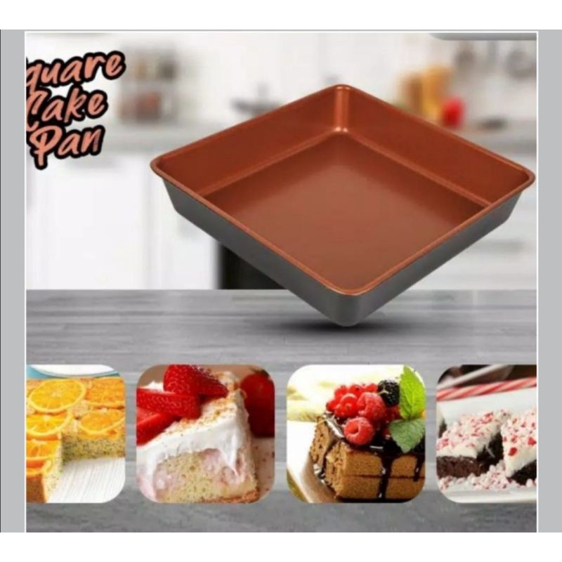 Box Sponge Pan/Bolu Roll Non-Stick 24cm x 5cm | Shopee Thailand