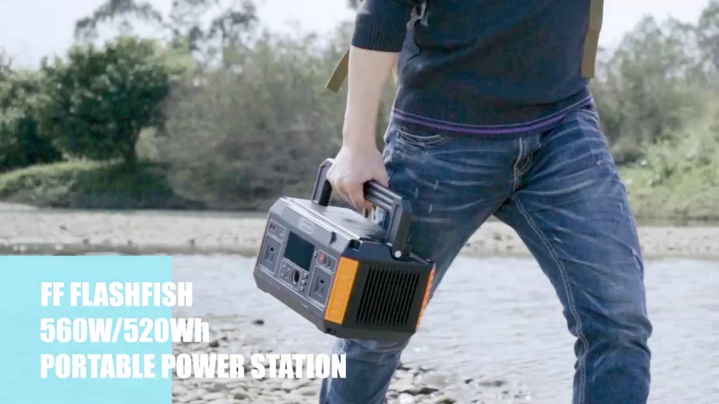 Flashfish Power box กล่อง 560W/520Wh Portable Power Station แคมป์ปิ้ง ...