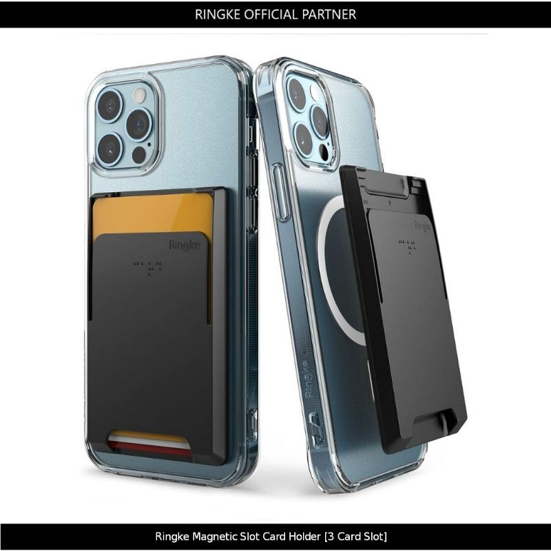 Ringke Magnetic Mag-Safe Slot Card Holder [3 Card Slot] | Shopee Thailand