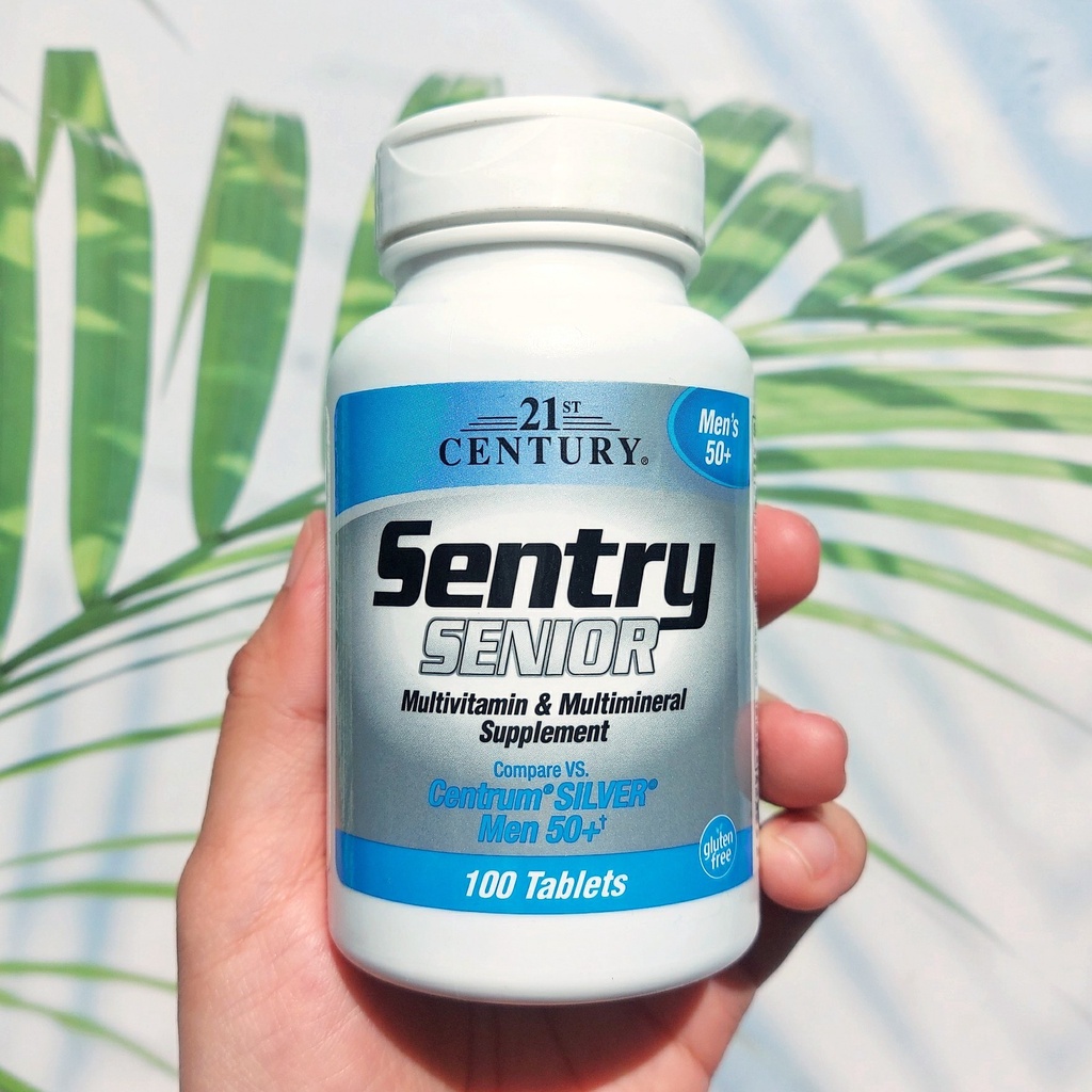 วิตามินรวม วัย 50 ปีขึ้นไป Sentry Senior Men's 50+ Multivitamin 100 ...