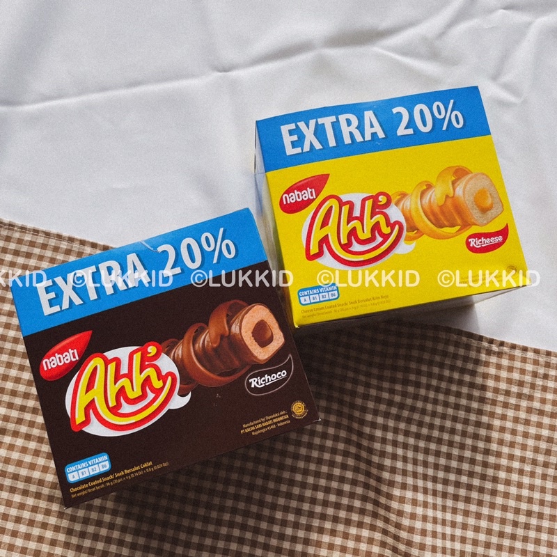 nabati : Ahh’ Richeese/Richoco Coated Snack ขนมกรอบเคลือบครีมชีส/ครีม ...