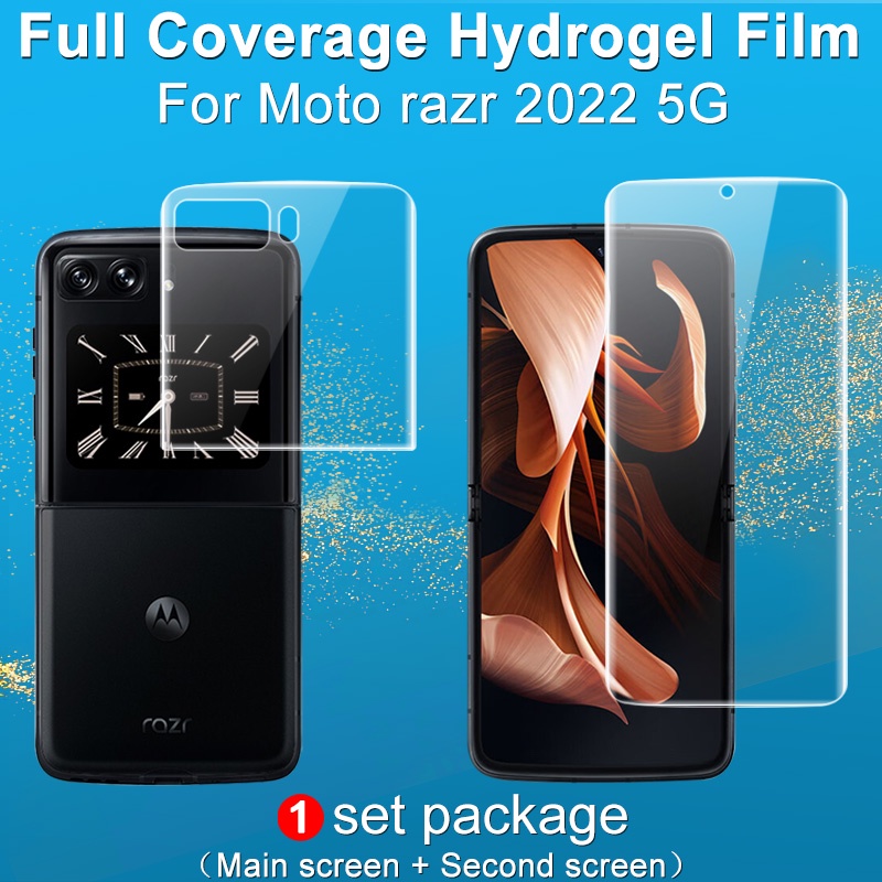 ฟิล์มไฮโดรเจลกันรอยหน้าจอ ด้านหน้า และด้านใน แบบเต็ม สําหรับ Imak ...