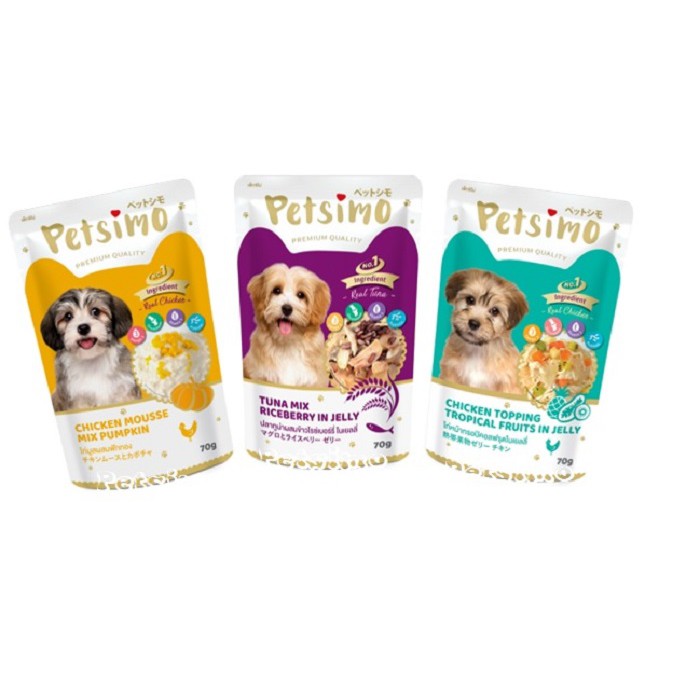 PETSIMO Mix Flavors - เพ็ทซิโม่ คละ 3 รสชาติ (จำนวน 12 ซอง) | Shopee ...