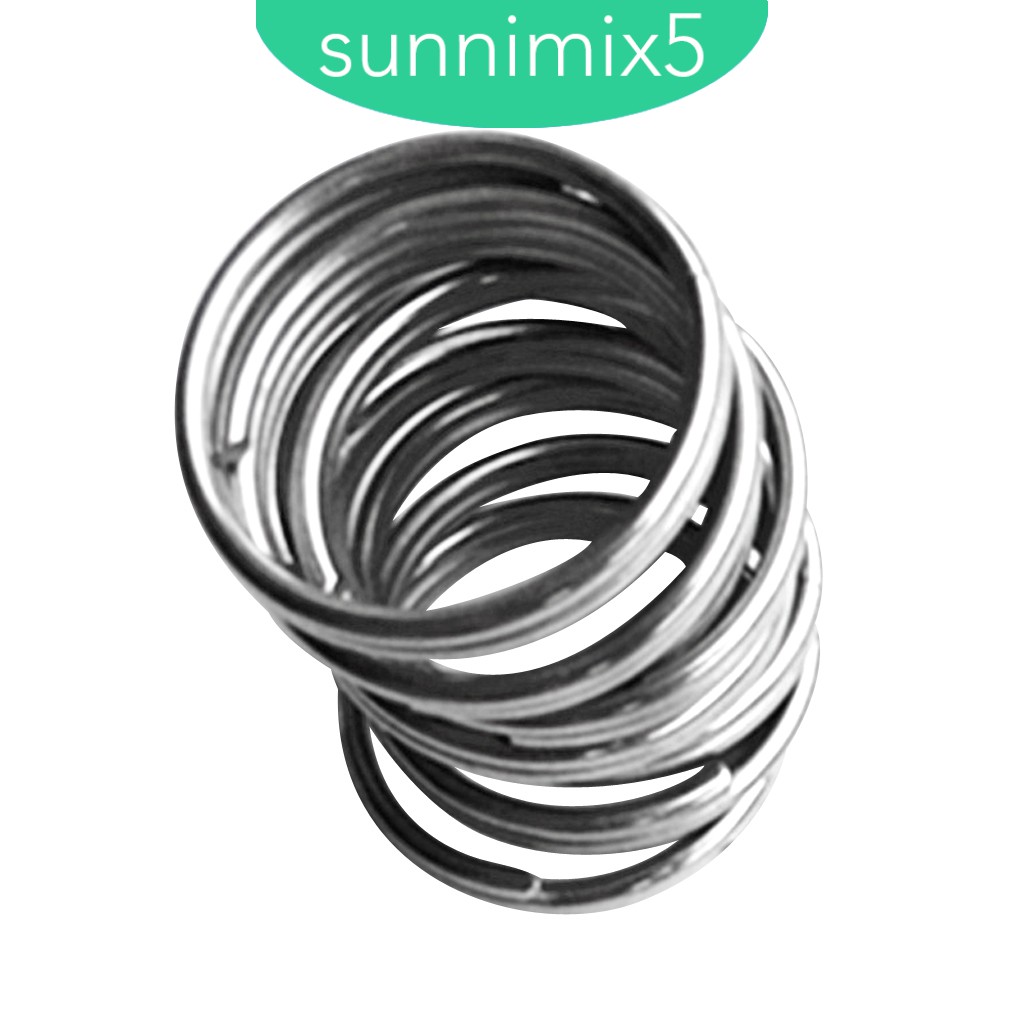 10 Pieces Scuba Diving Stainless Steel Split Ring for Gear Attachment ...