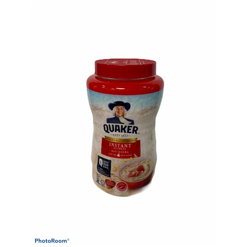 QUAKER!! Instant Oatmeal RED.. 1Kg 1กระป๋อง ราคาพิเศษ สินค้าพร้อมส่ง ...