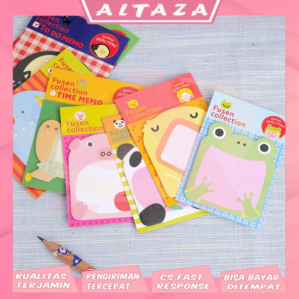 Altaza โน้ตเตือนรูปสัตว์ / กระดาษโน๊ต / U60 | Shopee Thailand