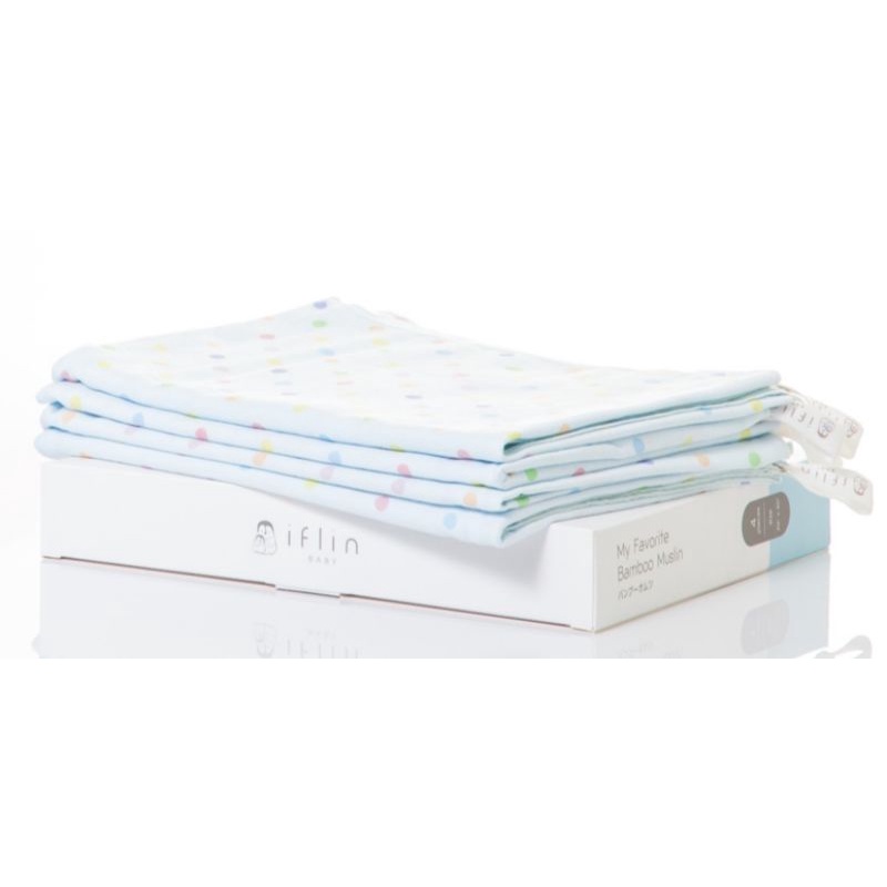 Iflin ผ้าอ้อมมัสลินใยไผ่ นุ่ม เย็นสบาย | Shopee Thailand
