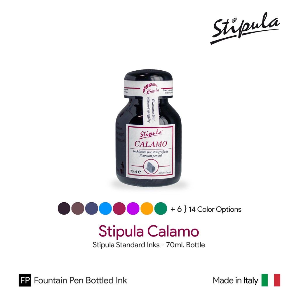Stipula Calamo 70ml. Bottled Ink - หมึกเติมปากกาสทิพูล่า ขวดขนาด 70 มล. ...