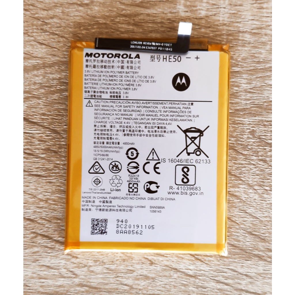 แบตเตอรี่ For Motorola Moto E5 Plus E4 Plus XT1770 XT1771 XT1924 รหัส ...
