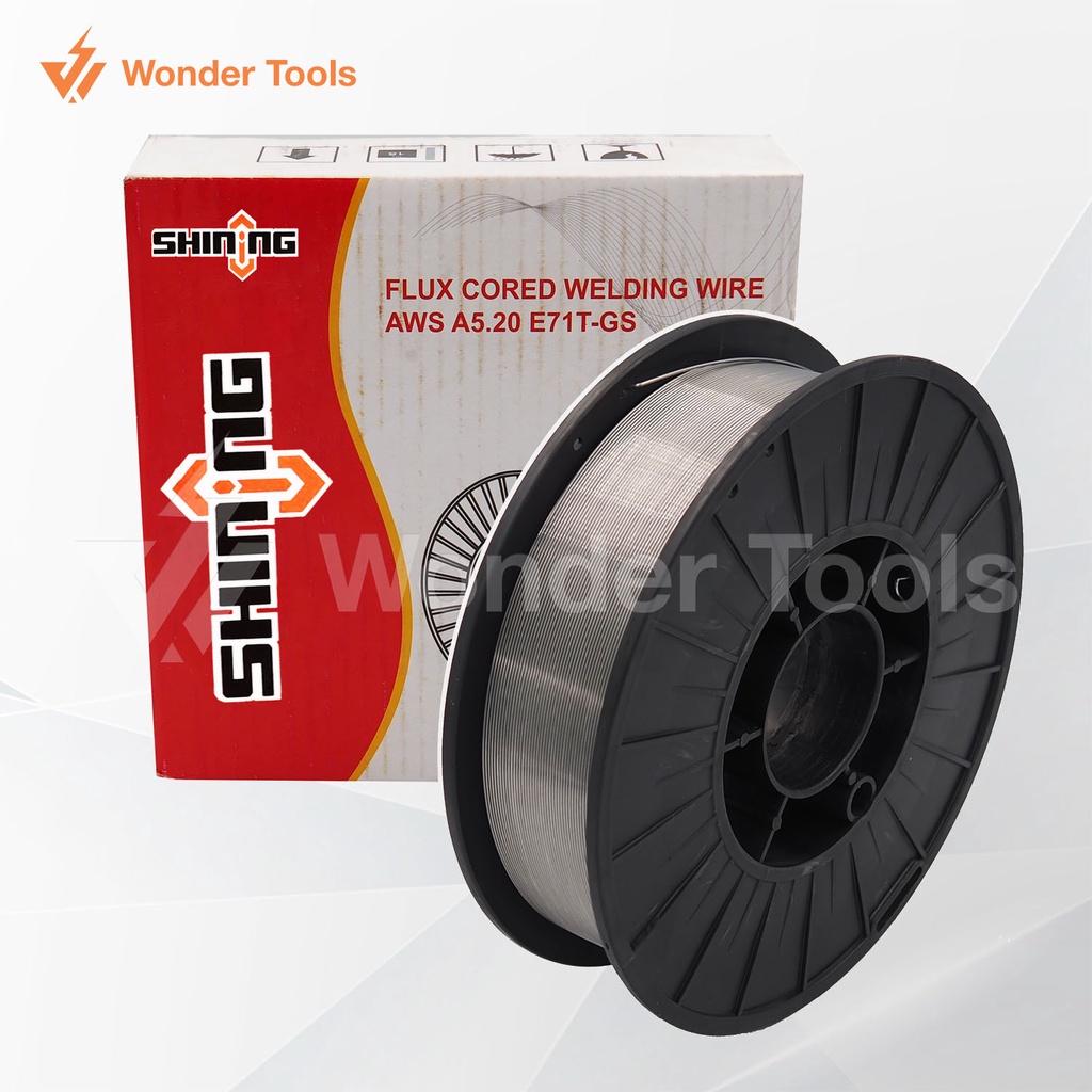 ลวดเชื่อมฟลักซ์คอร์ (FLUX CORE) 0.8 mm/1.0mm ( ม้วน 5 กก.)ลวดเชื่อม ...