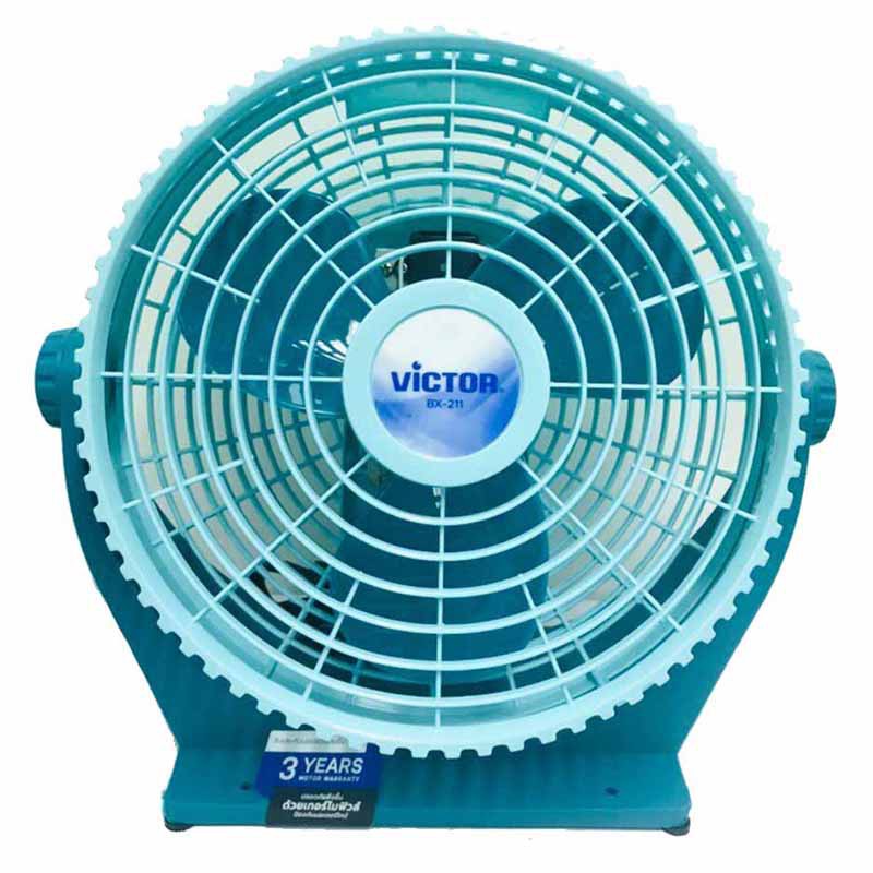 สีใหม่! Victor พัดลมแฟนซี 10 นิ้ว รุ่น BX-211 หน้ากากถอดล้างได้ ปรับก้ม ...