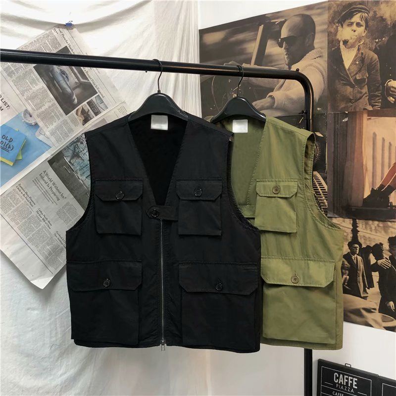 3A Coffee เสื้อกั๊กหลายกระเป๋า เสื้อกั๊กแจ็คเก็ตมีกระเป๋าใส่เครื่องมือ ...