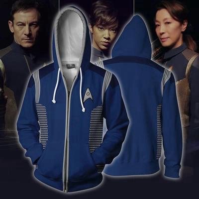 Star Trek Zipper Hoodie 3D print Outerwear เสื้อแจ็คเก็ตผู้ชาย | Shopee ...