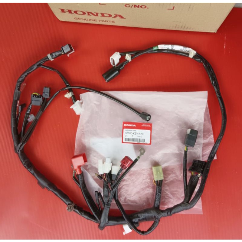 ชุดสายไฟแมน ชุดสายไฟหลัก HONDA (32100-KZV-A70)ดรีม110iสตาร์มมือ,SUPER ...