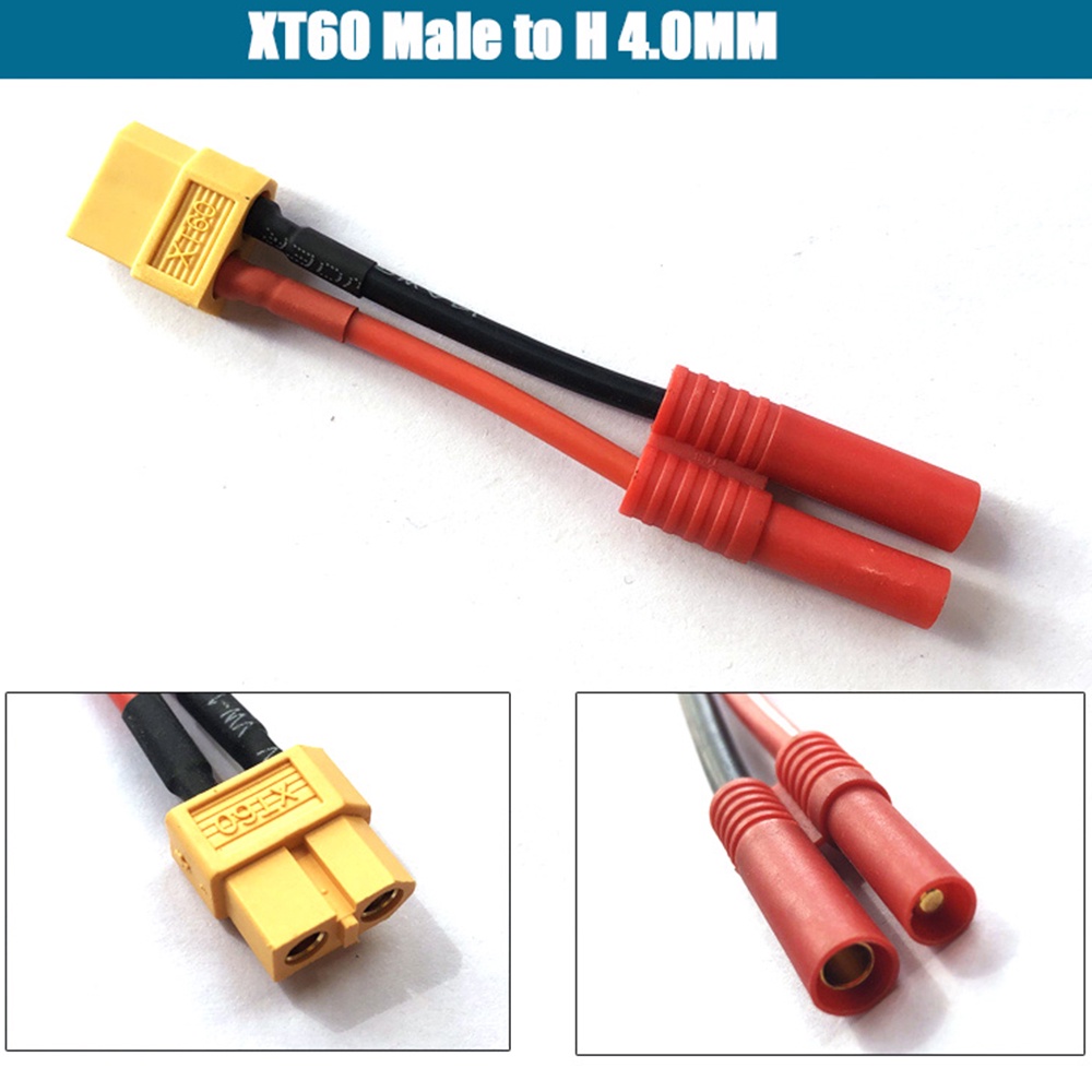 Xt60 EC5 EC3 T Deans อะแดปเตอร์ปลั๊กเชื่อมต่อ ตัวเมีย เป็นตัวผู้ 4.0 ...