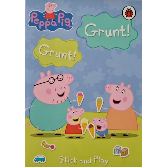 Peppa Pig - Grunt! Grunt! Sticker and Play[มือสอง] หนังสือกิจกรรม ...