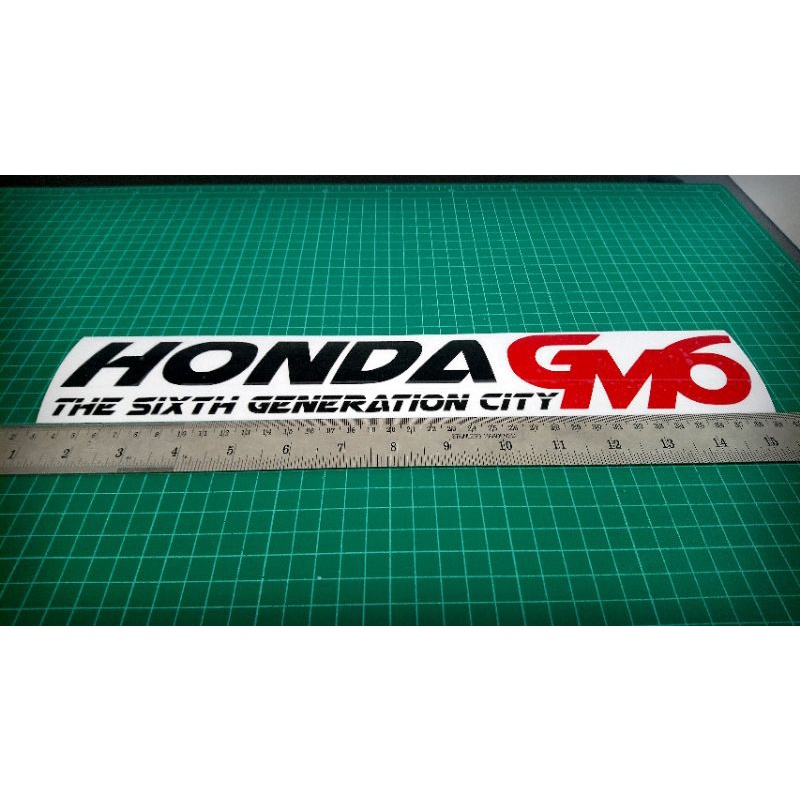 สติ๊กเกอร์ติดรถยนต์ Honda GM6 THE SIXTH GENERATION CITY 3M 610 series ...